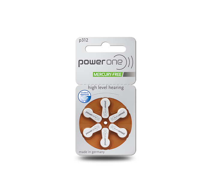 Battery Size 312 (Power One Made By Germany) - A Trusted Hearing Centre